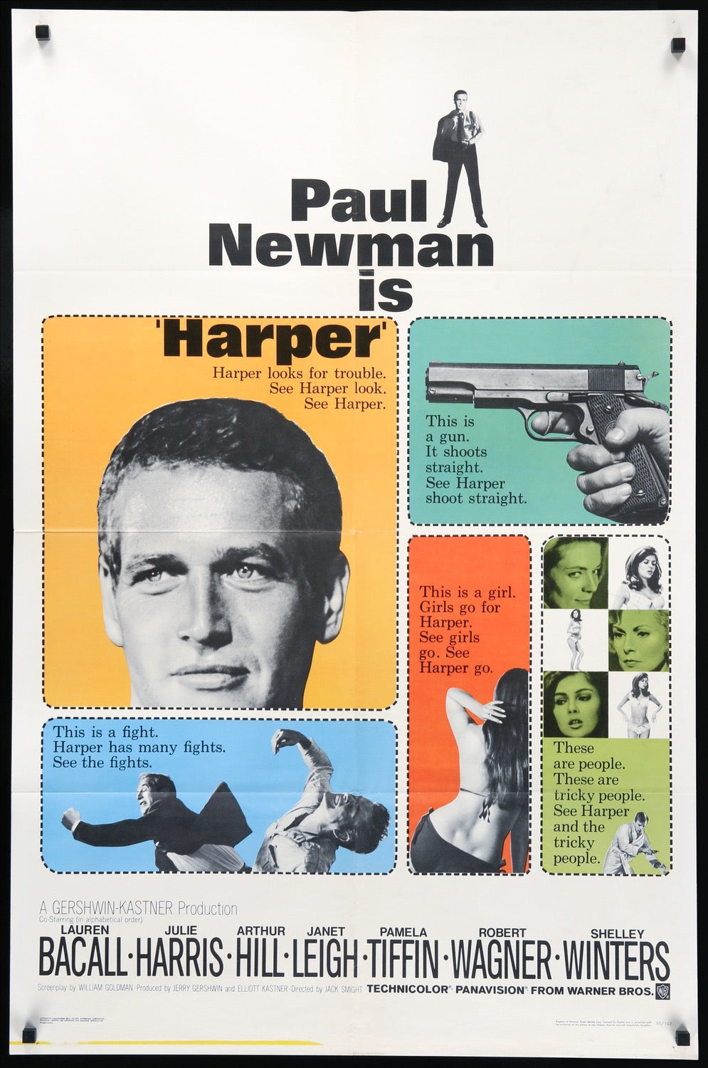 Harper (1966) Original One Sheet Movie Poster - Original Film Art ...