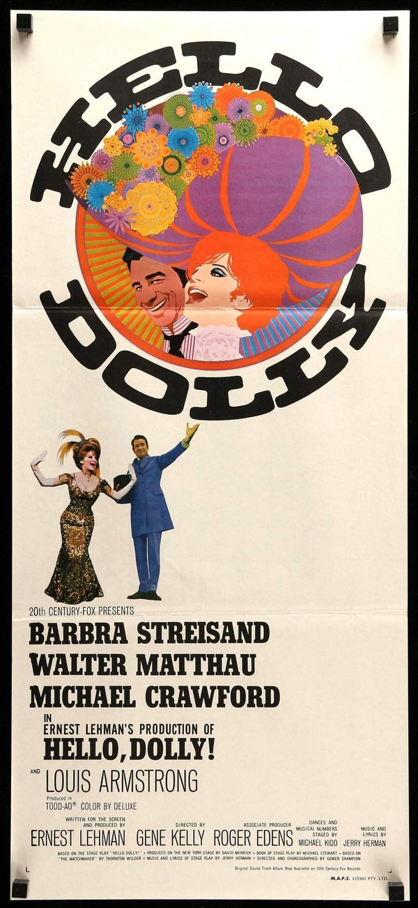 Hello, Dolly! (1969) Original Australian Daybill Movie Poster ...