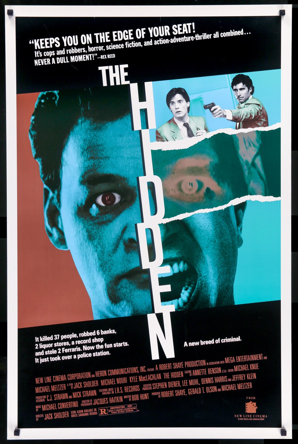 The Hidden (1987) Original One-Sheet Movie Poster - Original Film Art ...