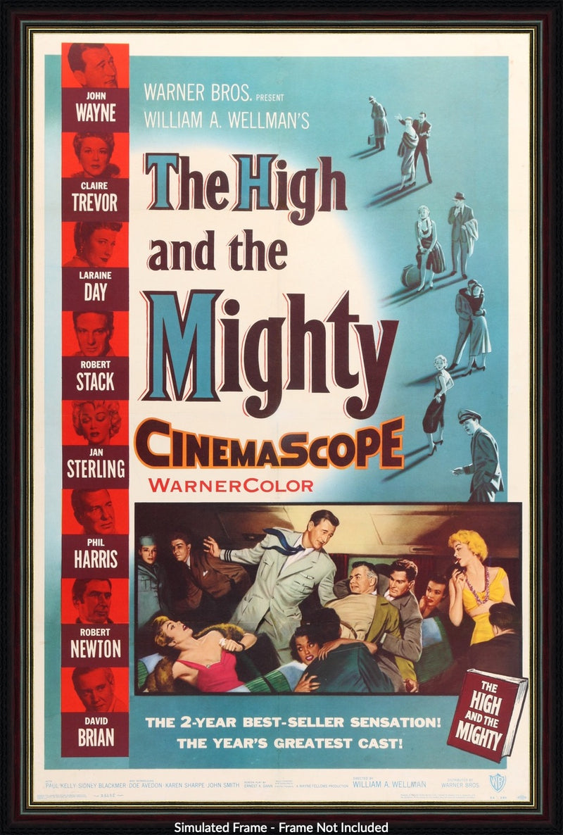 The High and the Mighty (1954) Original One-Sheet Movie Poster ...