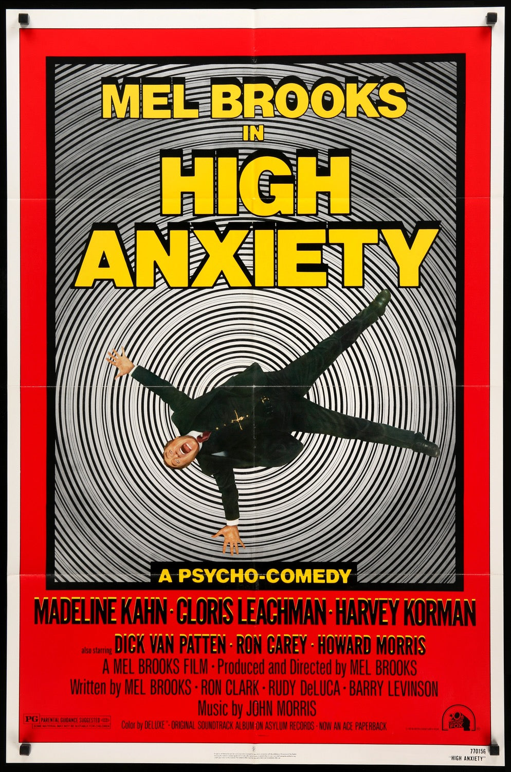 High Anxiety (1977) Original One Sheet Movie Poster - Original Film Art ...