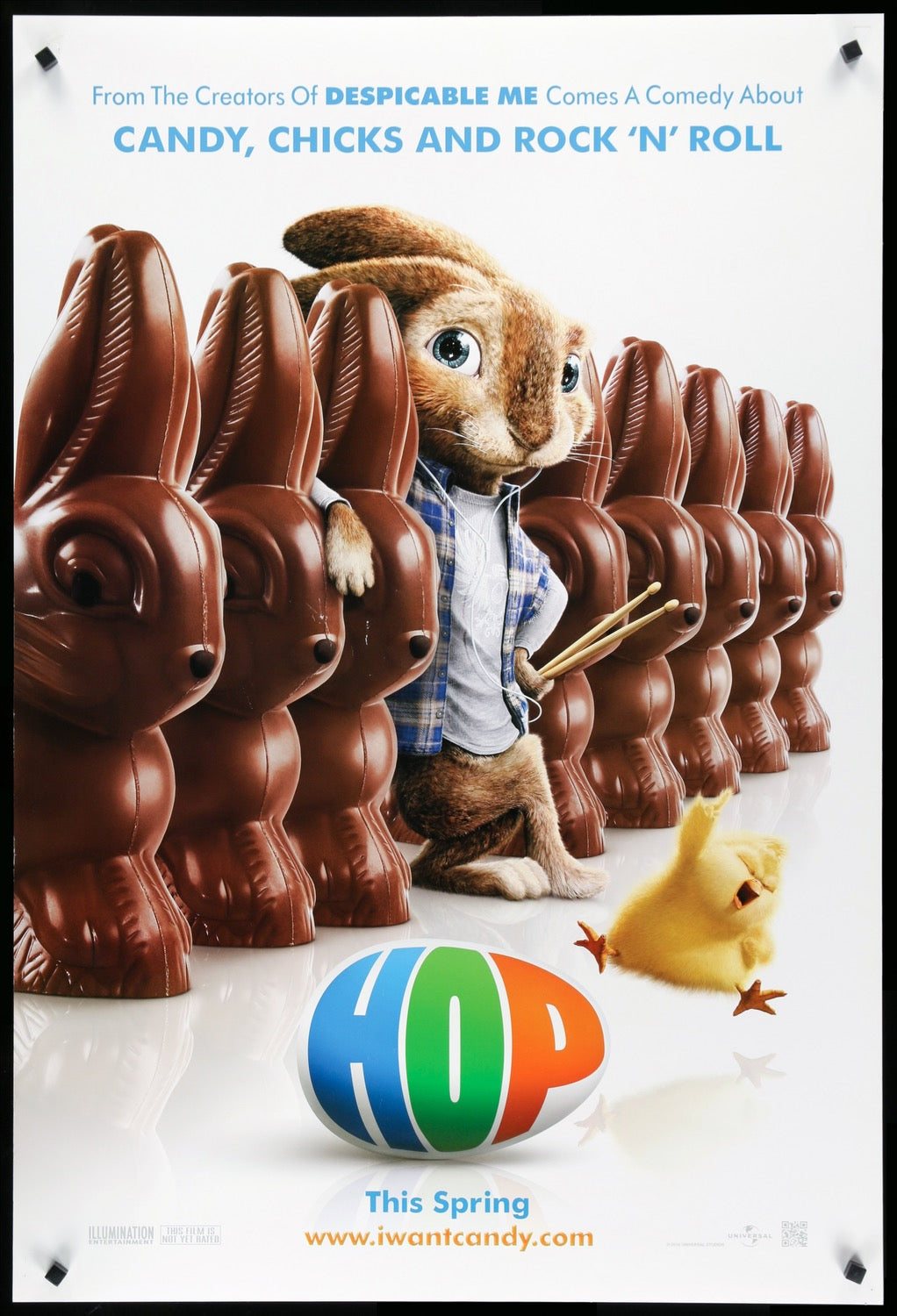 Hop (2011) Original Teaser One-Sheet Movie Poster - Original Film Art ...