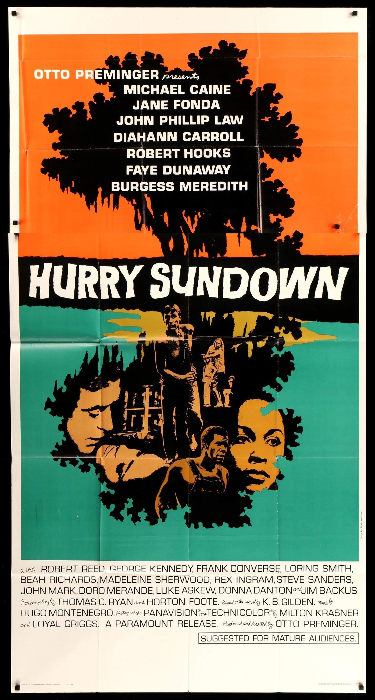 Hurry Sundown (1967) Original Three-Sheet Movie Poster - Original Film ...