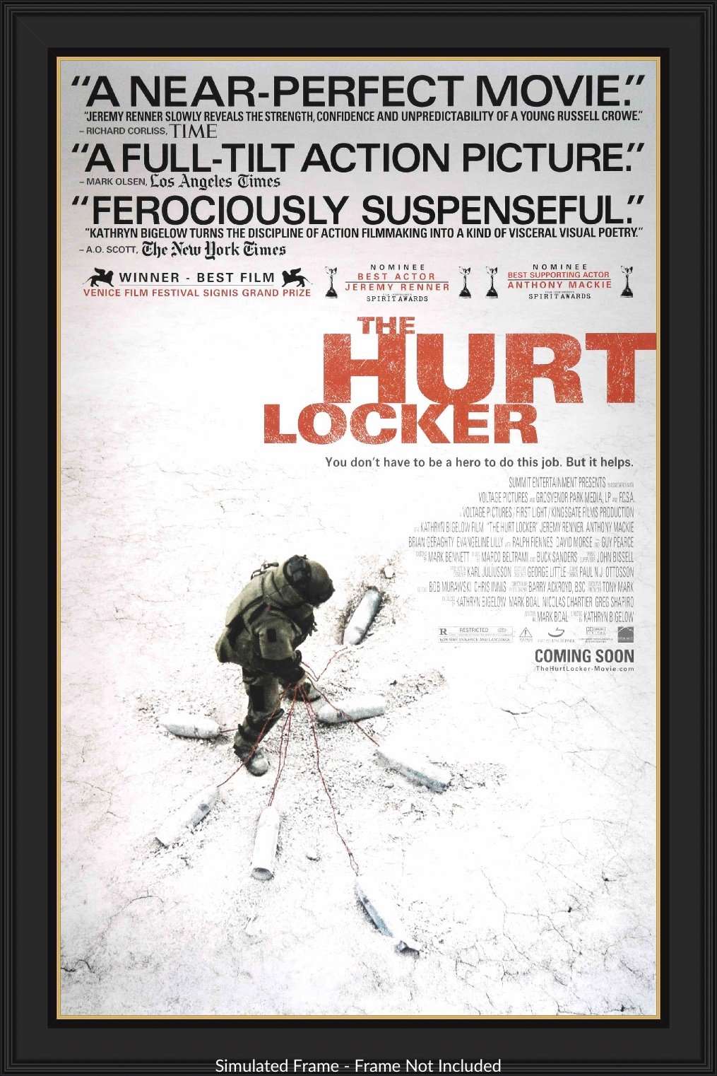 The Hurt Locker (2008) Original One-Sheet Movie Poster - 27" x 40 ...