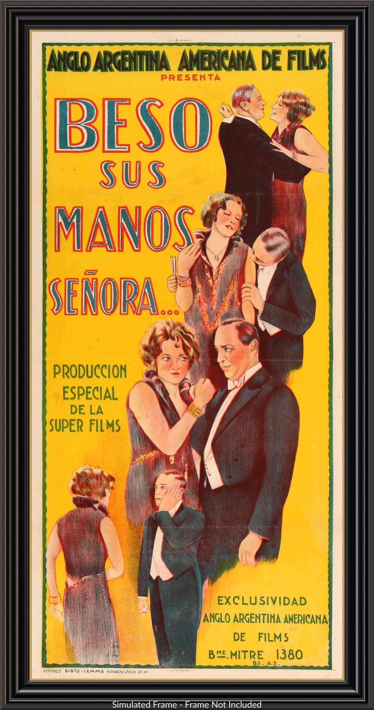 I Kiss Your Hand, Madame (1929) Original Movie Poster - Original Film ...