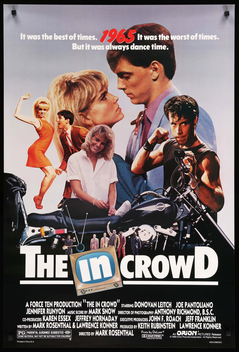 The In Crowd (1988) Original One-Sheet Movie Poster - Original Film Art ...