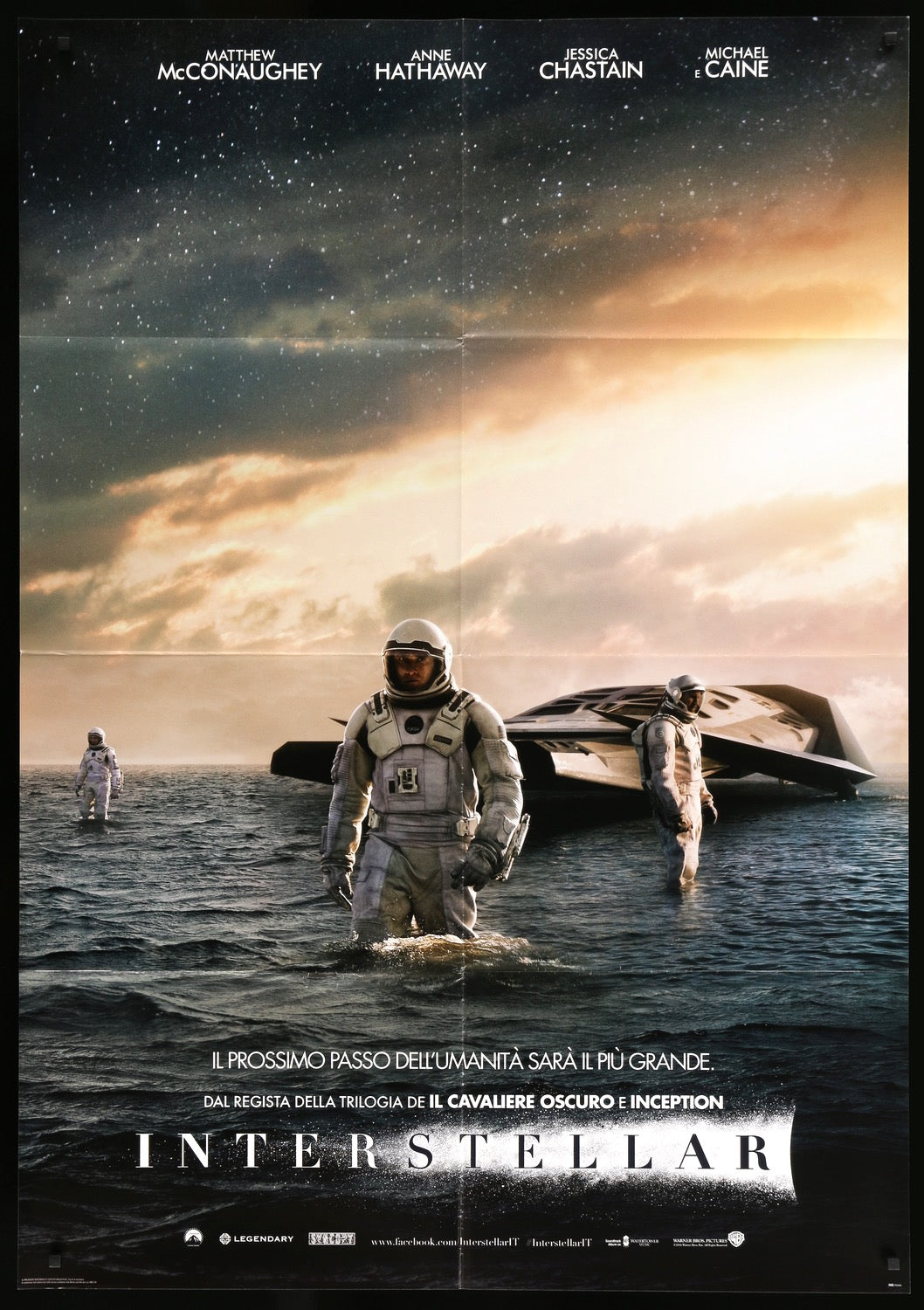 Interstellar (2014) Original Italian 2 Fogli Movie Poster - Original ...