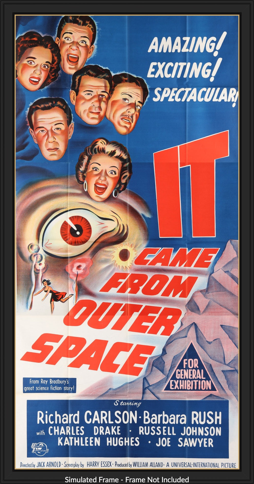 It Came From Outer Space (1953) Australian Three Sheet Movie Poster - Original Film Art ...
