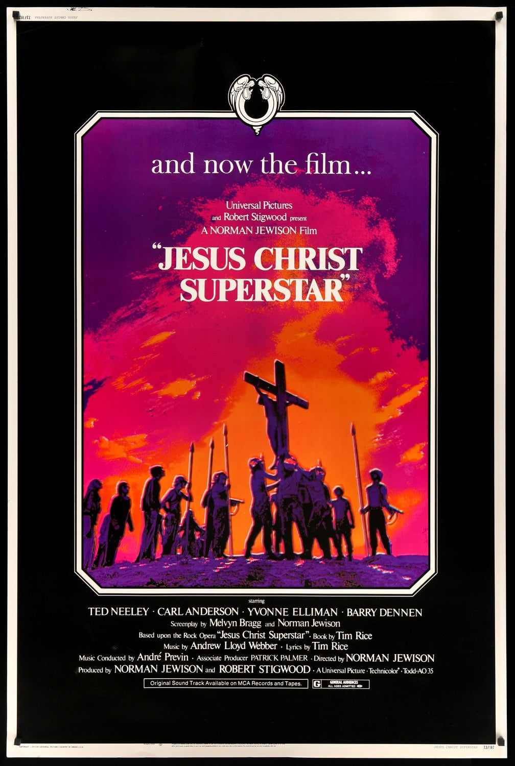 Jesus Christ Superstar (1973) Original Forty by Sixty Movie Poster ...