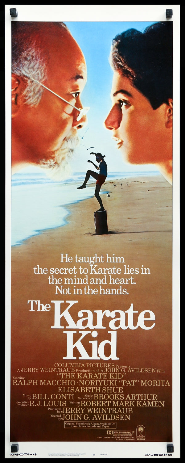 The Karate Kid (1984) Original Insert Theatrical Movie Poster ...