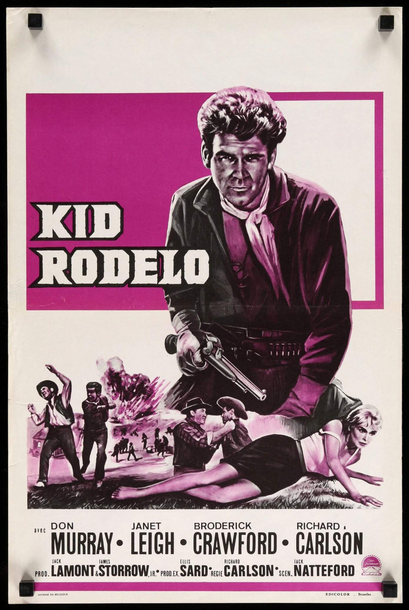 Kid Rodelo (1966) Original Belgian Movie Poster - Original Film Art ...