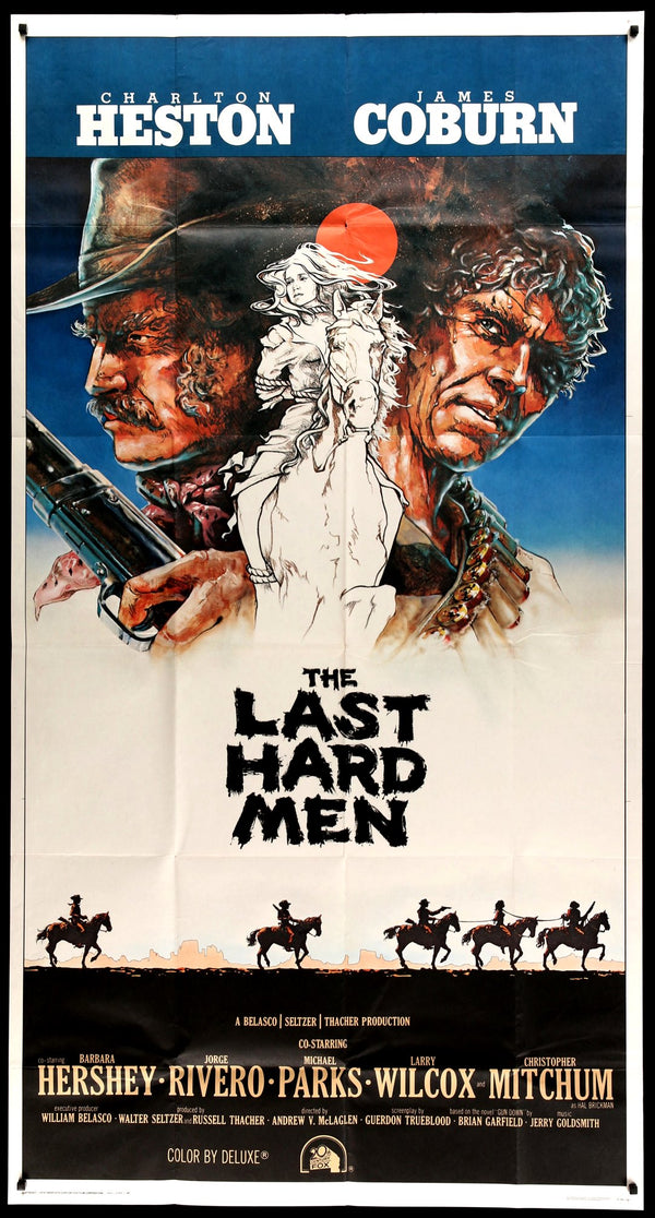 The Last Hard Men (1976) Original Three-Sheet Movie Poster - Original ...