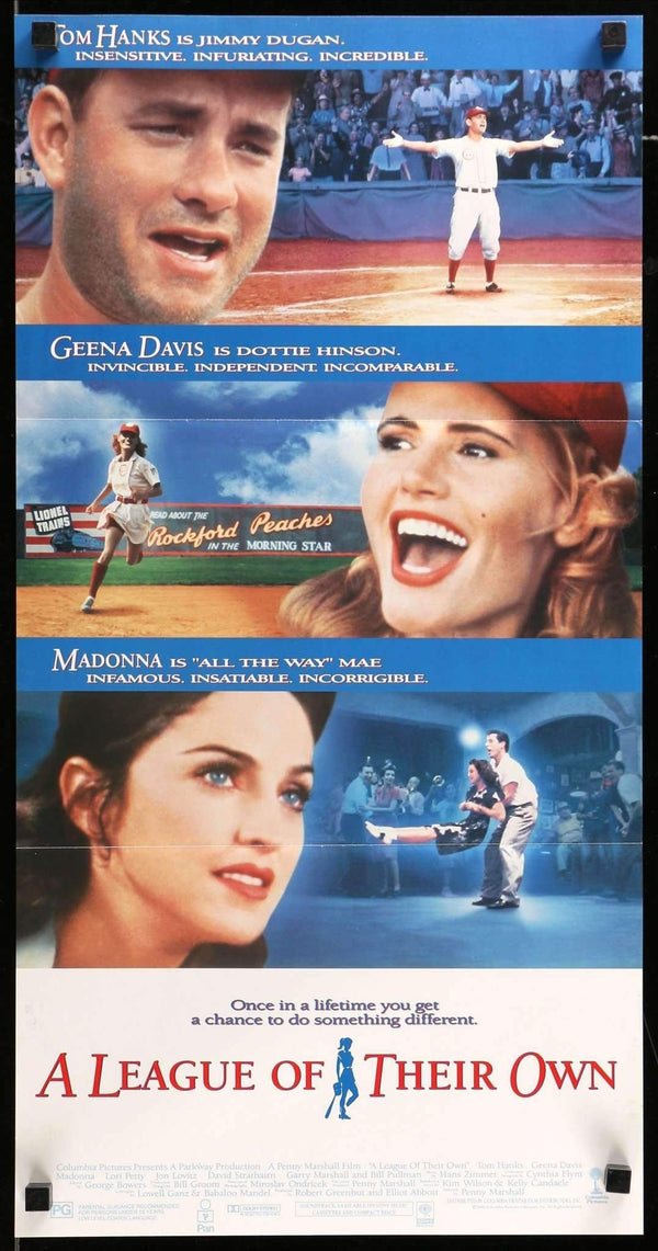 A League of Their Own (1992) Original Australian Movie Poster ...