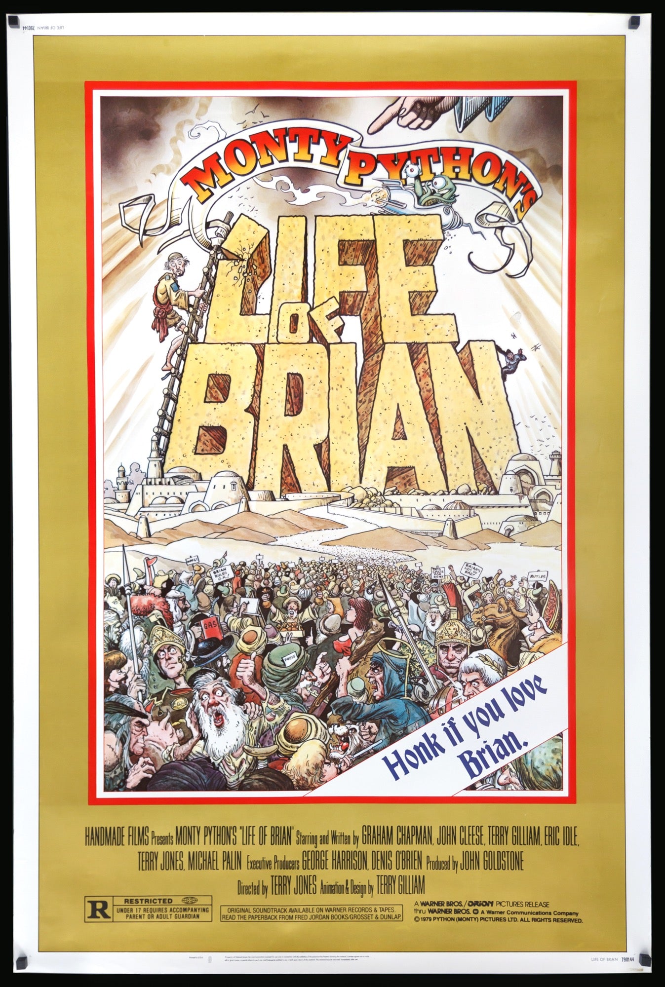 Monty Python's Life of Brian (1979)\ Forty by Sixty Movie Poster ...