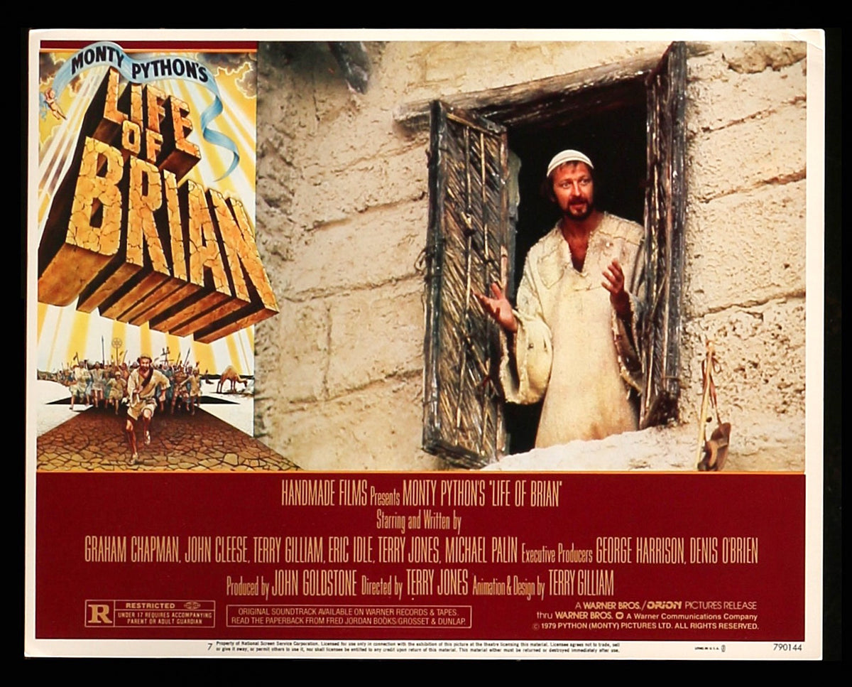 Life of Brian (1979) Original Lobby Card Movie Poster - Original Film ...