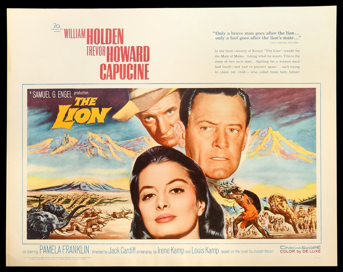 The Lion (1962) Original Half-Sheet Movie Poster - Original Film Art ...