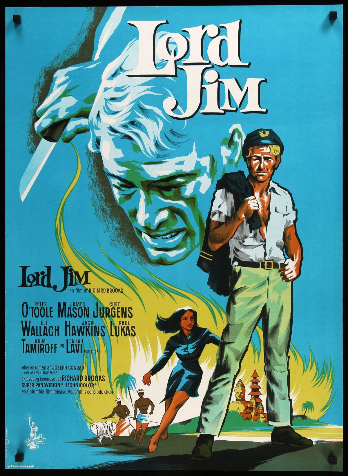 Lord Jim (1965) Original Danish Movie Poster - Original Film Art ...