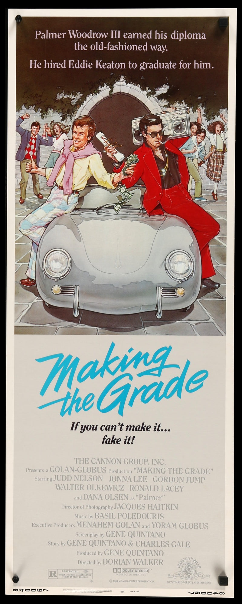 Making the Grade (1984) Original Insert Movie Poster - Original Film ...