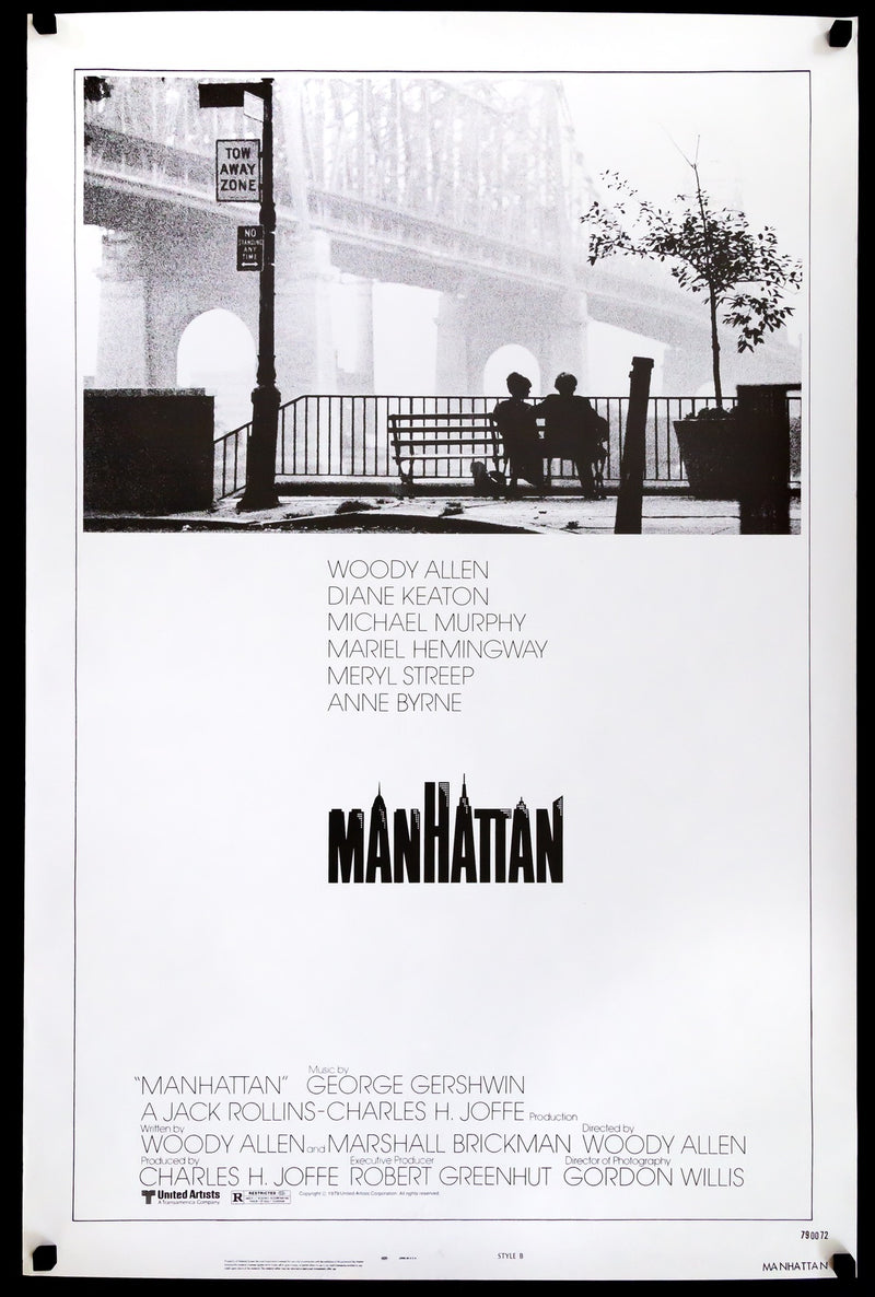 Manhattan (1979) Original R1980s Style B One-Sheet Movie Poster ...