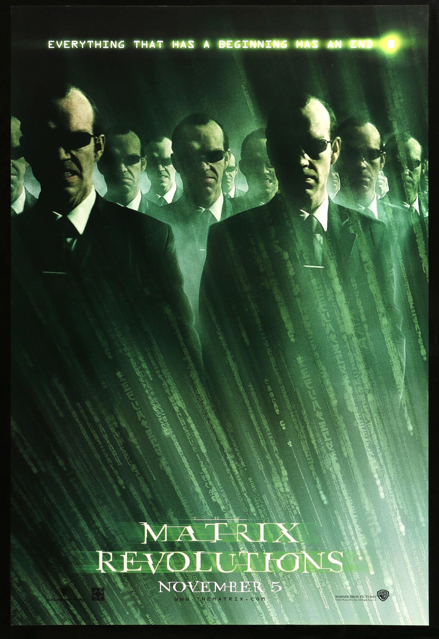 The Matrix Revolutions (2003) Original One-Sheet Movie Poster ...