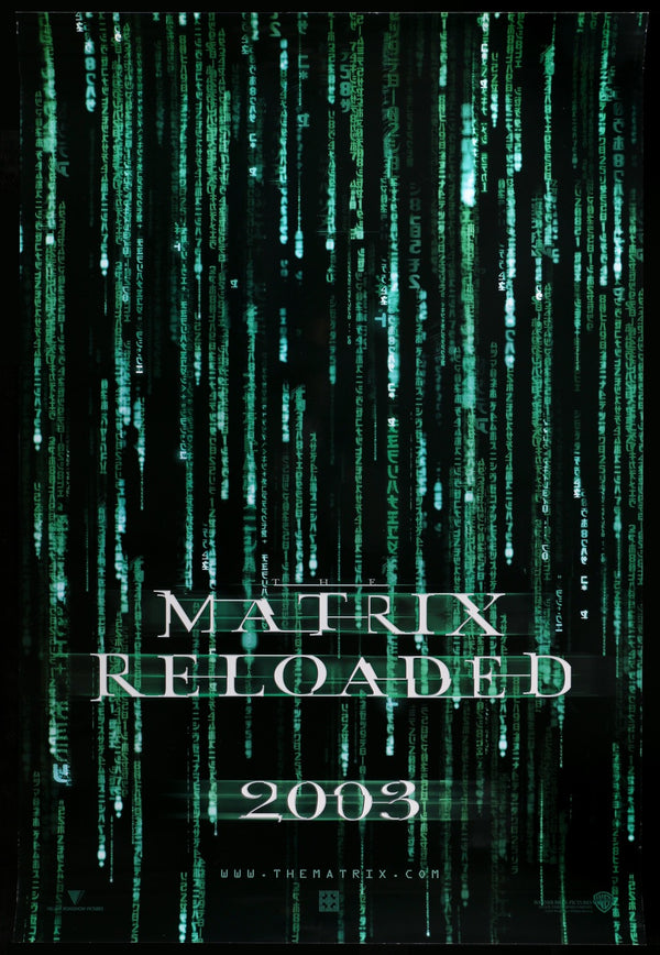 The Matrix Reloaded (2003) Original One-Sheet Movie Poster - Original ...