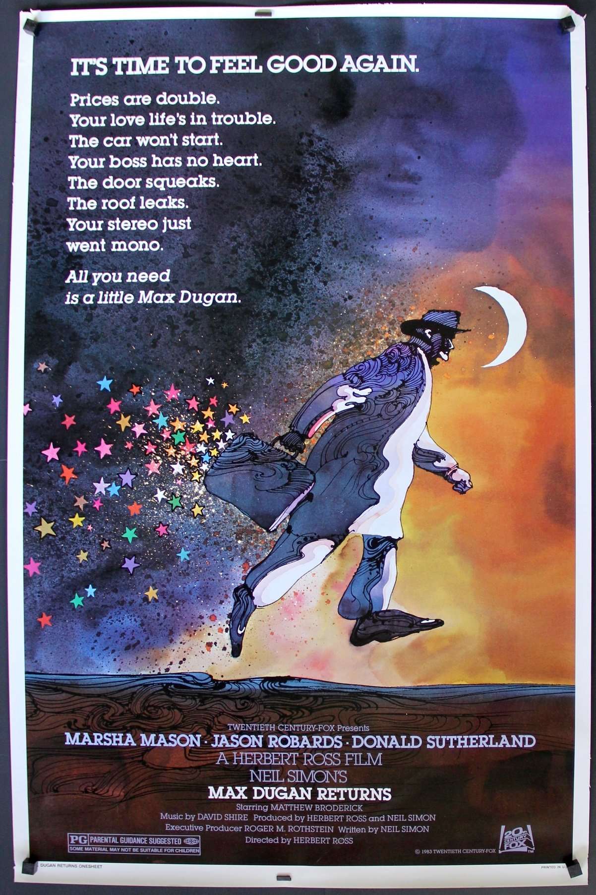 Max Dugan Returns (1983) Original One-Sheet Movie Poster - 27" x 41 ...