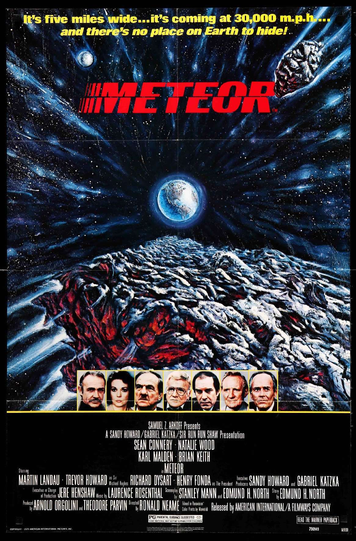 Meteor (1979) Original One-Sheet Movie Poster - Original Film Art ...