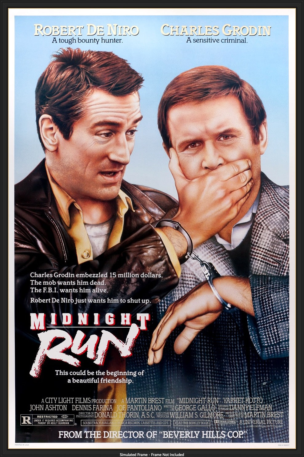 Midnight Run (1988) Original One-Sheet Movie Poster - Original Film Art ...
