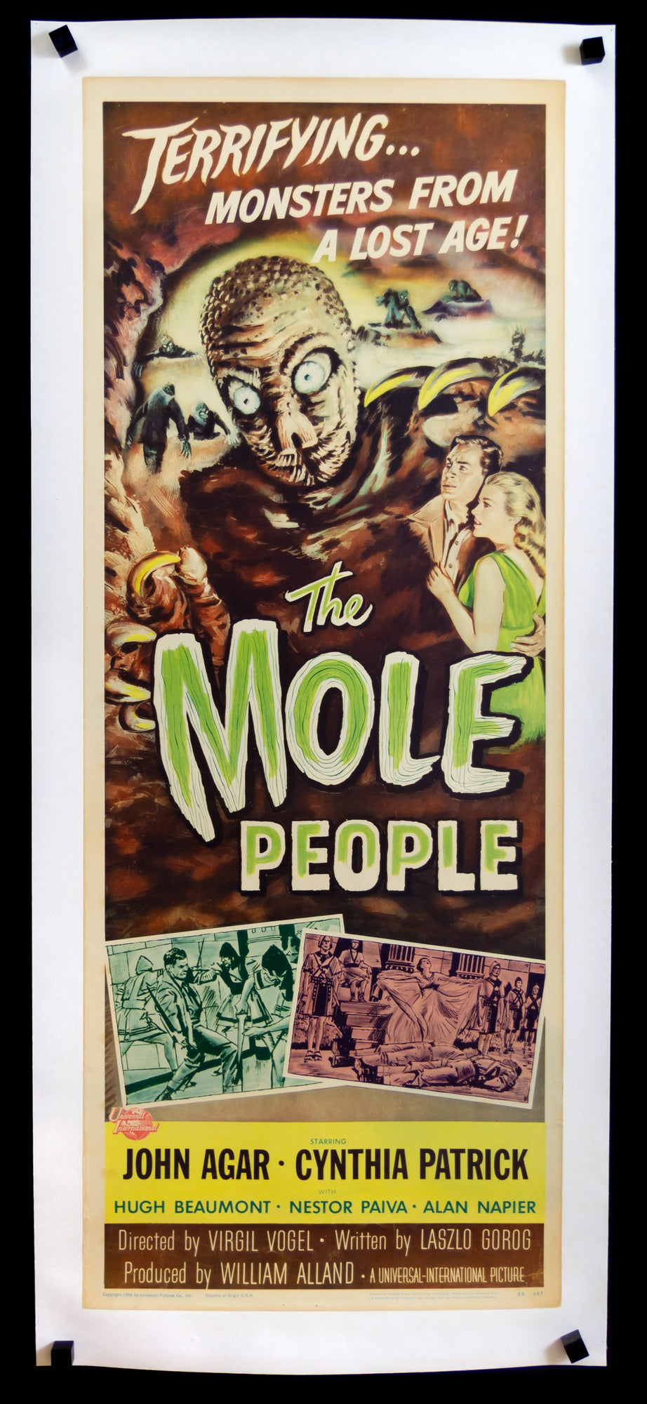 The Mole People (1956) Original Insert Movie Poster - Original Film Art ...