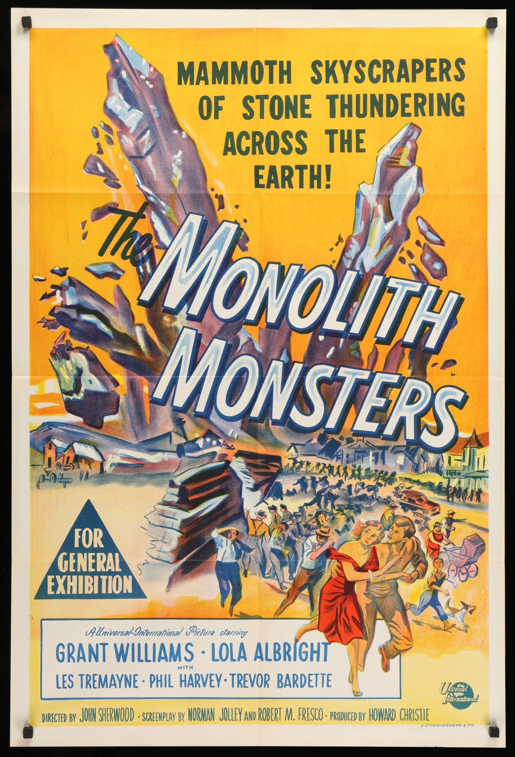The Monolith Monsters (1957) Australian One-Sheet Movie Poster ...