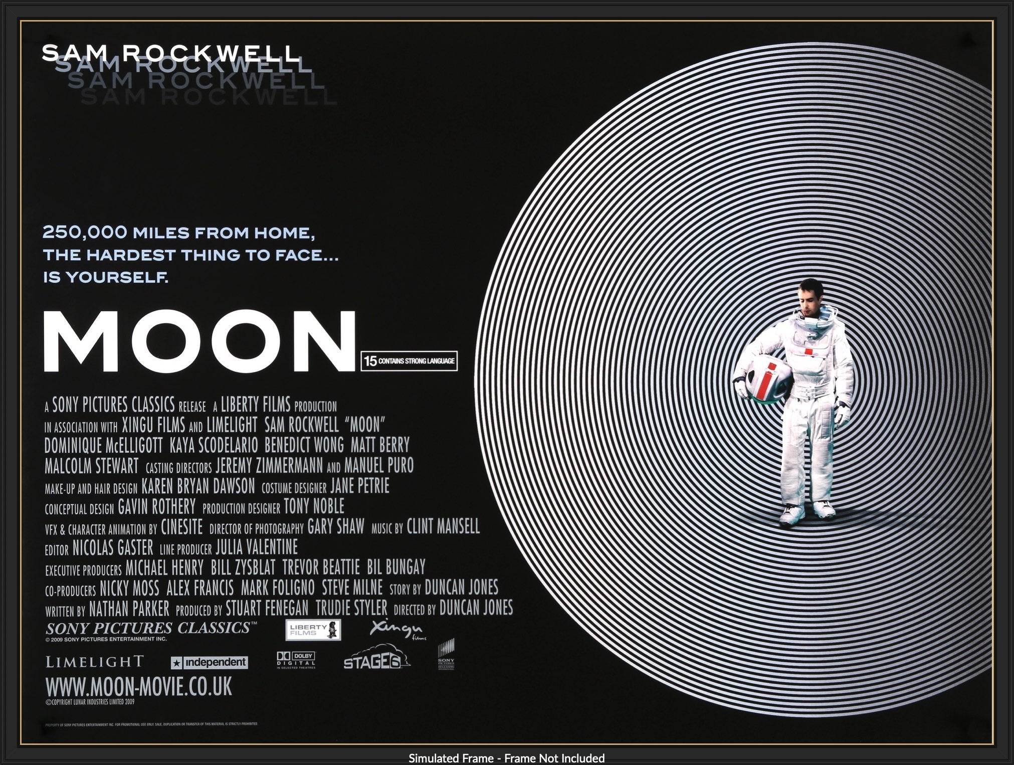 Moon Movie Poster Sam Rockwell