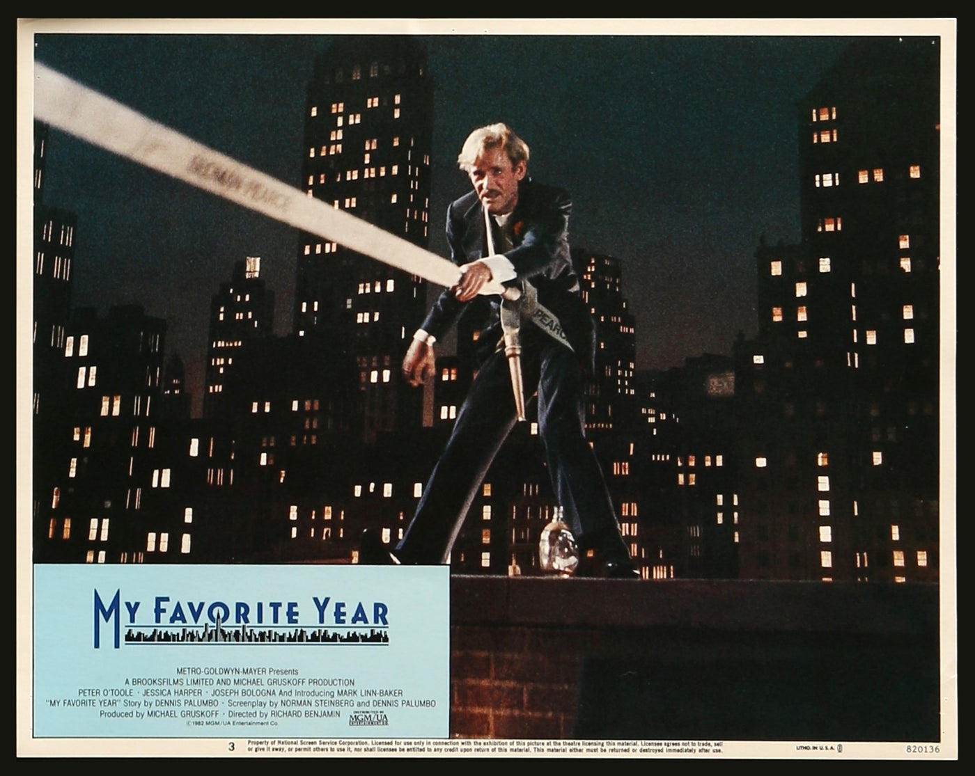 My Favorite Year (1982) Original Lobby Card Movie Poster - Original ...