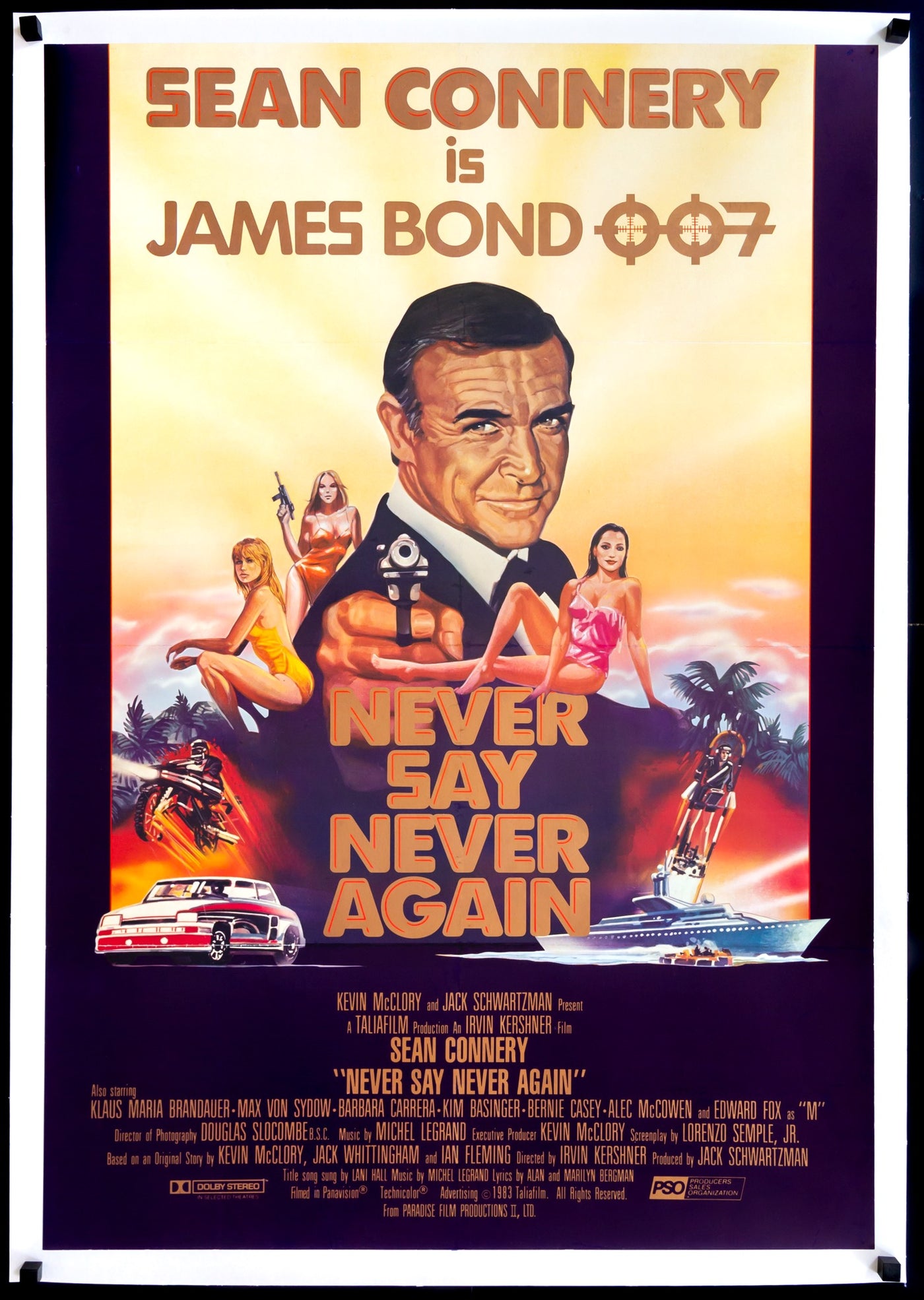 Never Say Never Again (1983) International One-Sheet Movie Poster ...