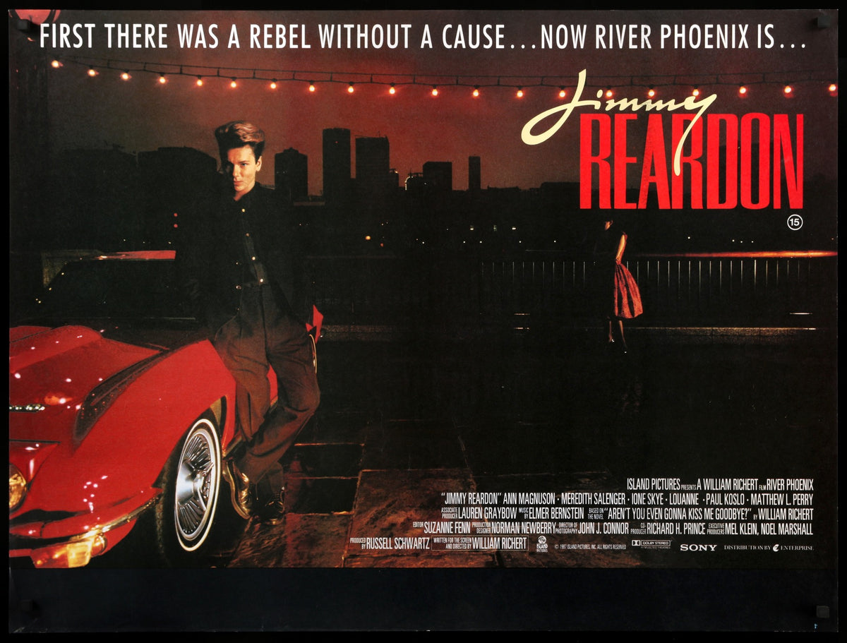 A Night in the Life of Jimmy Reardon (1988) British Quad Movie Poster ...