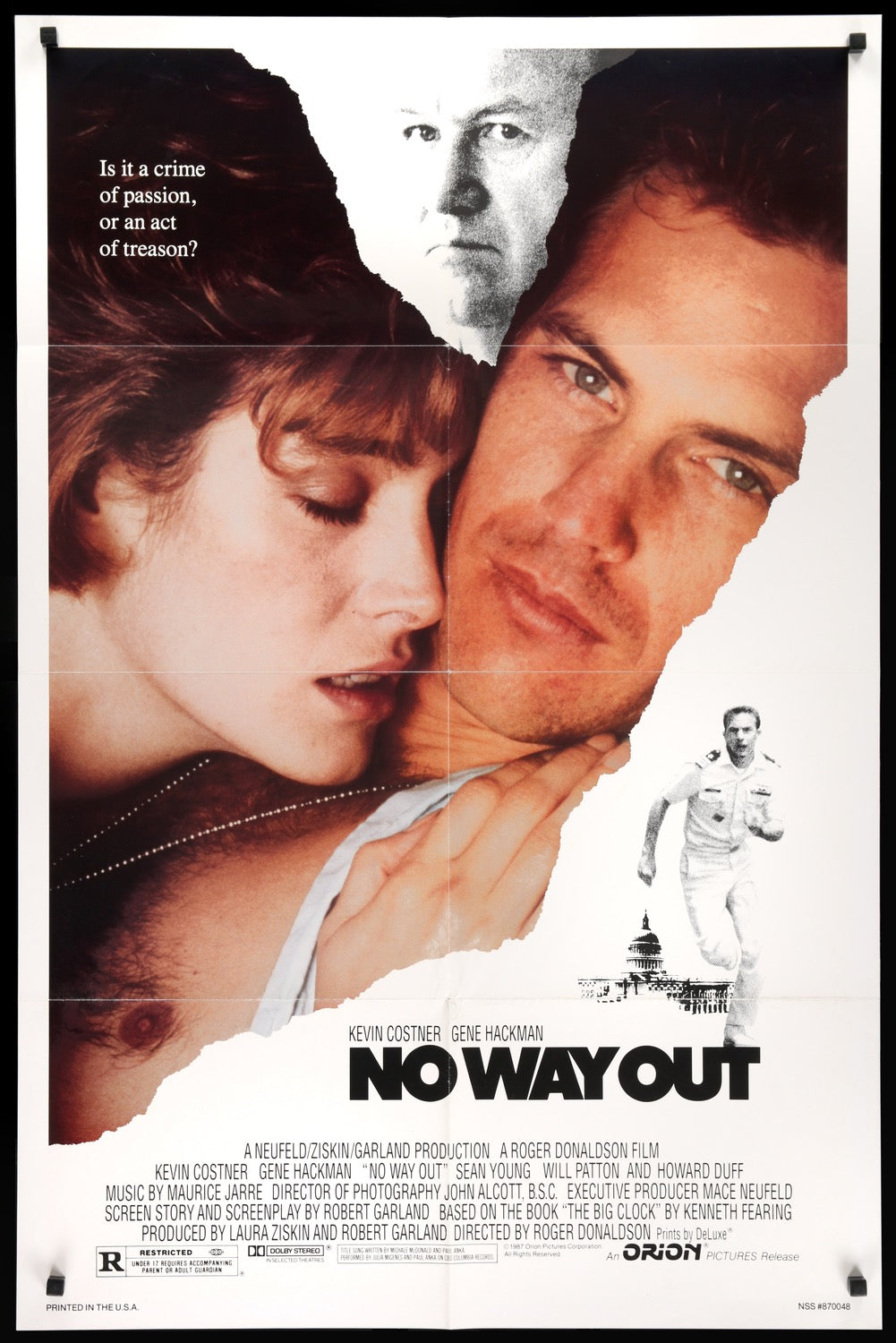 No Way Out (1987) Original One-Sheet Movie Poster - Original Film Art ...