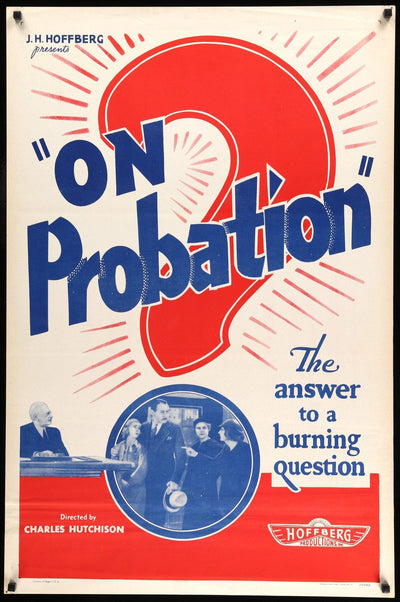 On Probation (1935) Original One-Sheet Movie Poster - Original Film Art ...