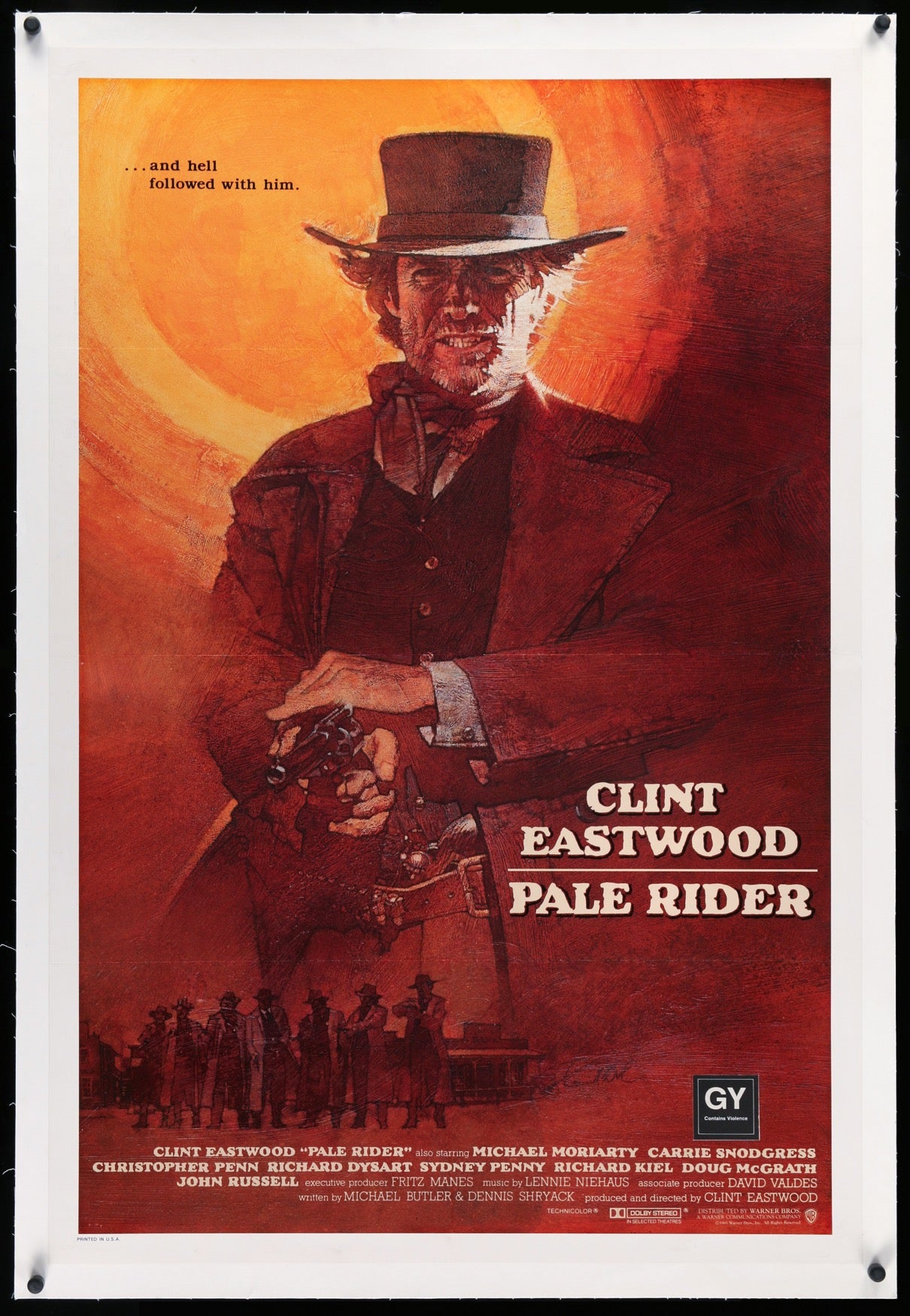 Pale Rider (1985) Original International One-Sheet Movie Poster ...