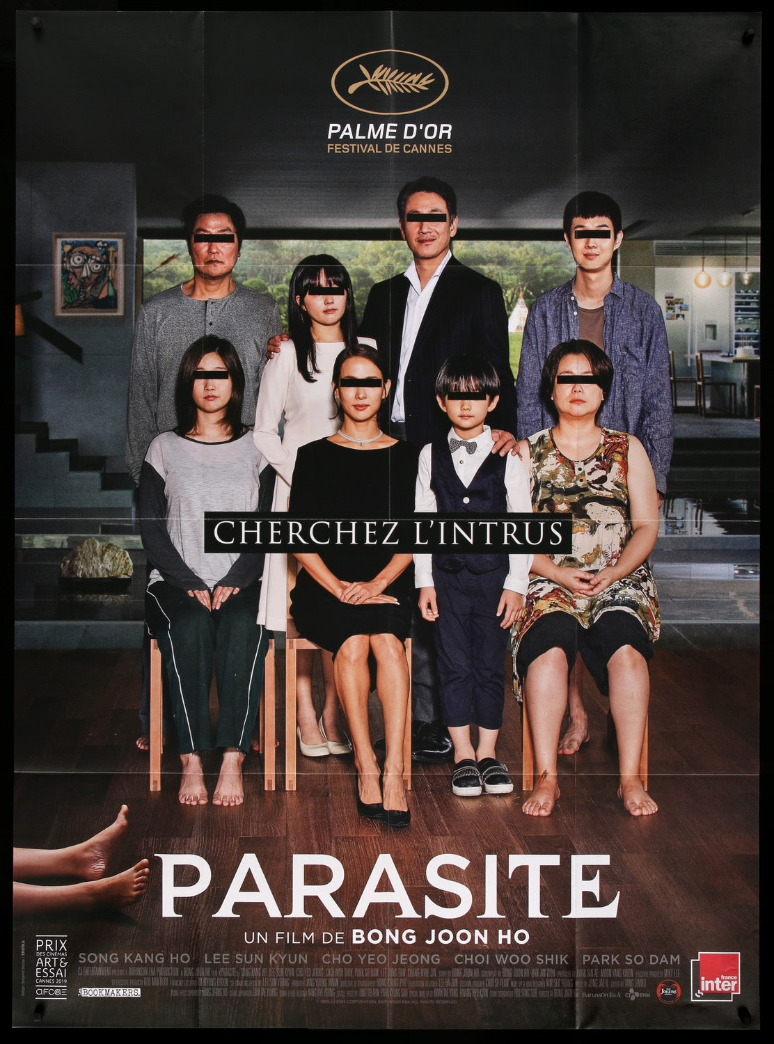 Parasite (2019) Original French Grande Movie Poster - Original Film Art ...
