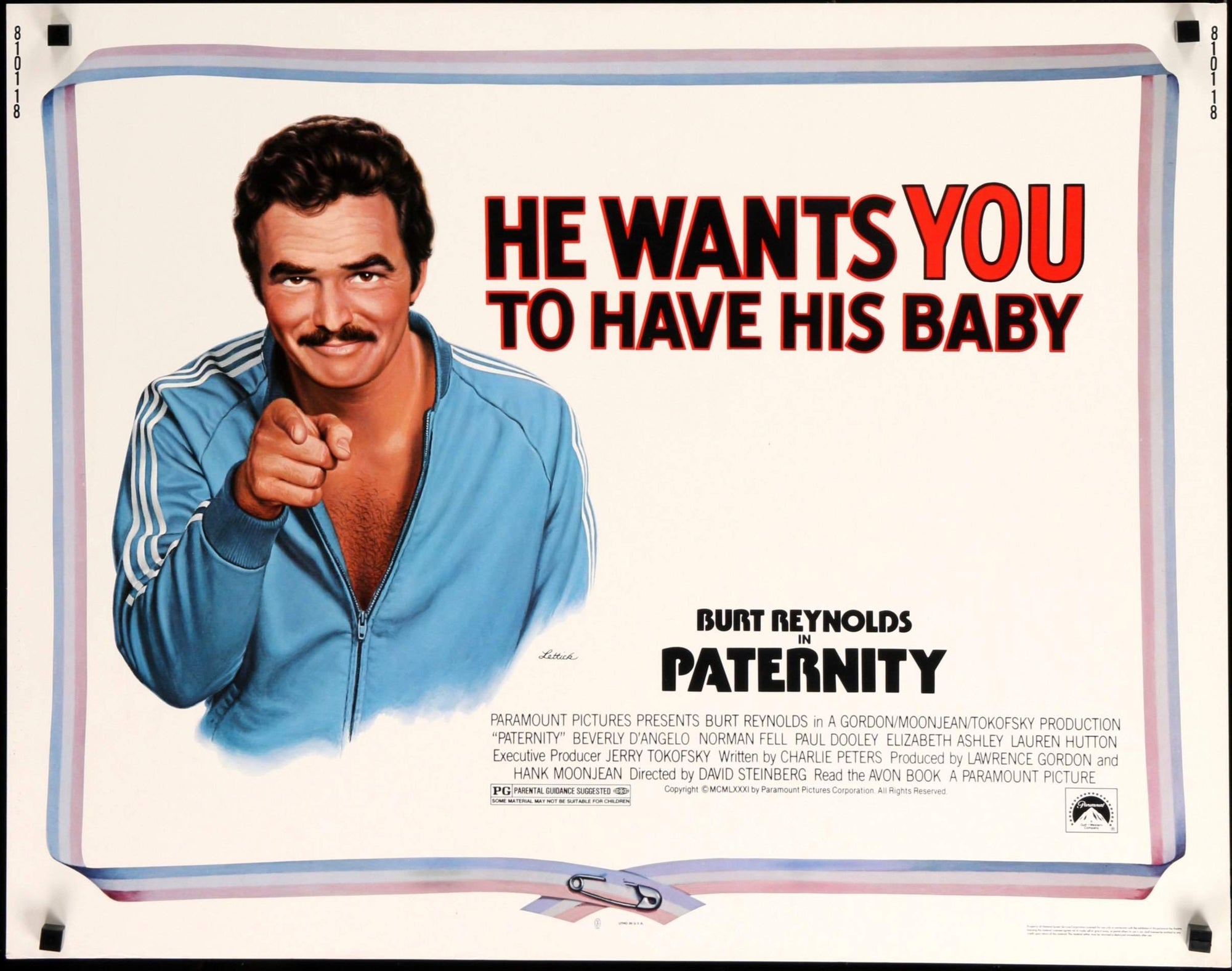 Paternity (1981) Original Half-Sheet Movie Poster - Original Film Art - Vintage Movie Posters