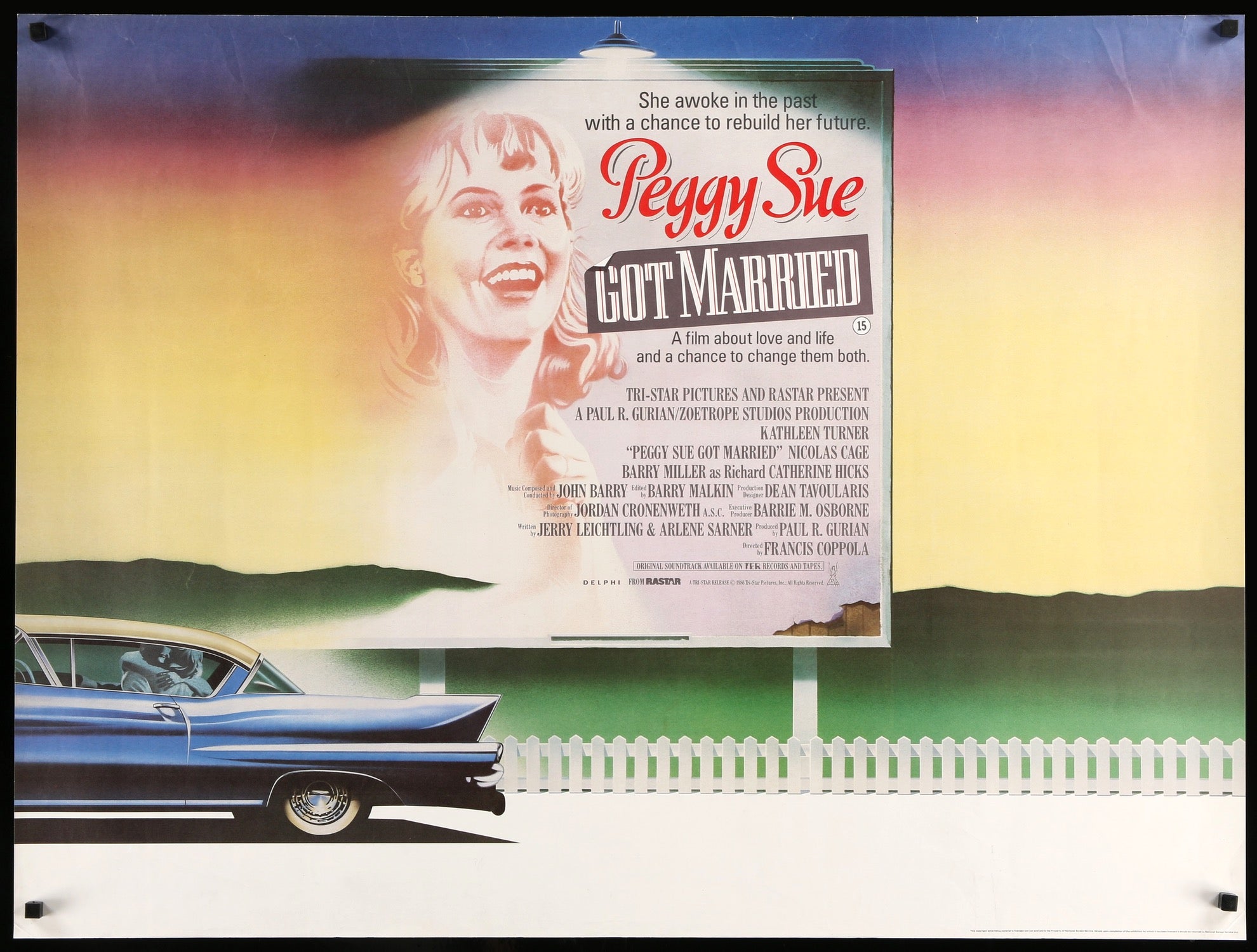 Peggy Sue Got Married (1986) Original British Quad Movie Poster ...