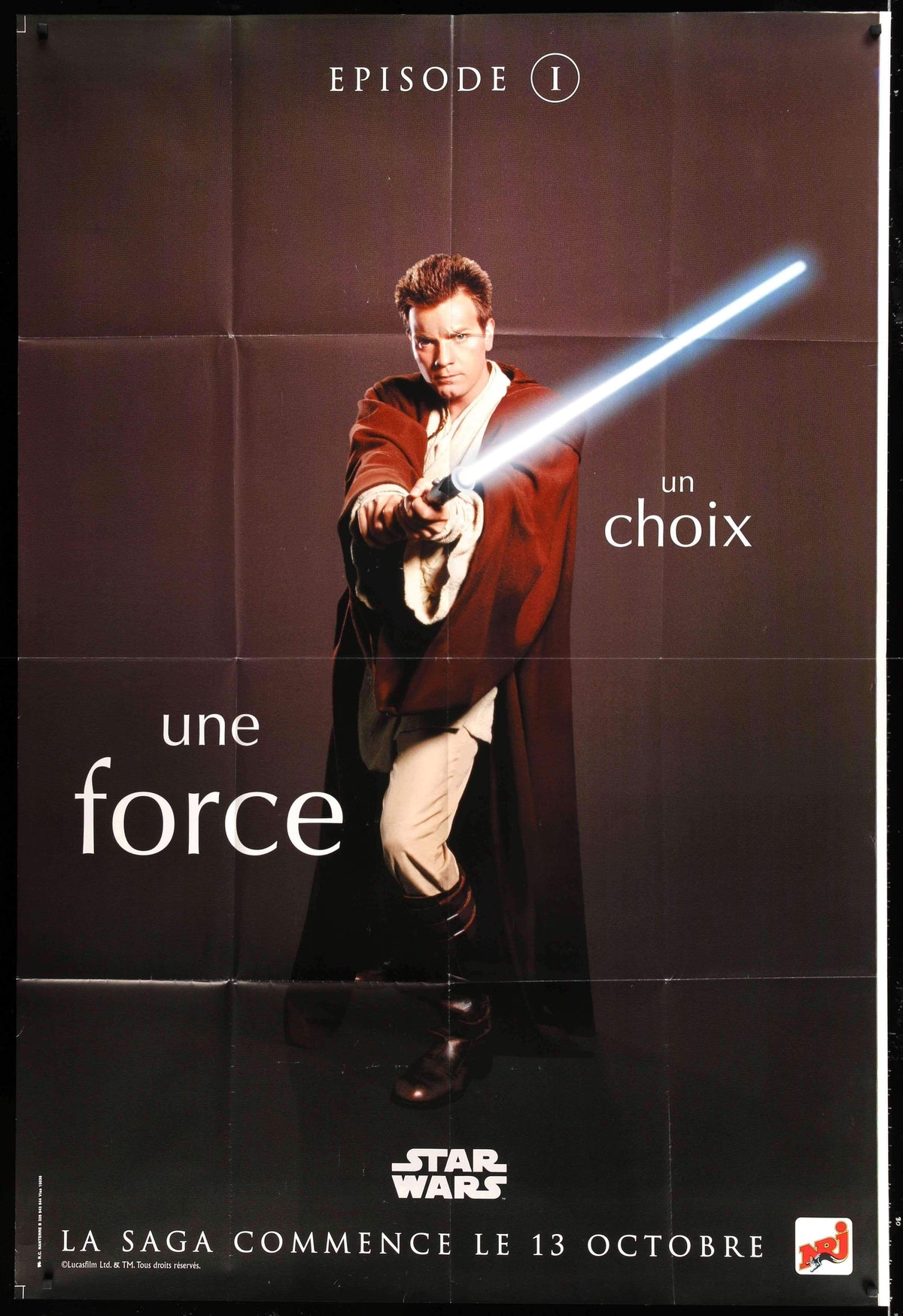 Star Wars: The Phantom Menace (1999) Original French Movie Poster ...