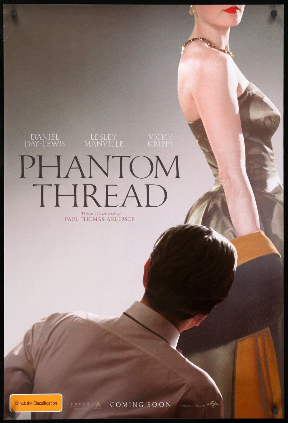 Phantom Thread (2017) Original Australian One-Sheet Movie Poster ...