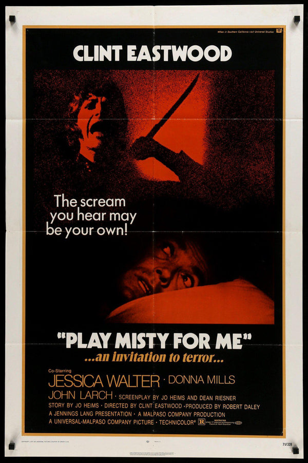 Play Misty For Me (1971) Original One-Sheet Movie Poster - Original ...