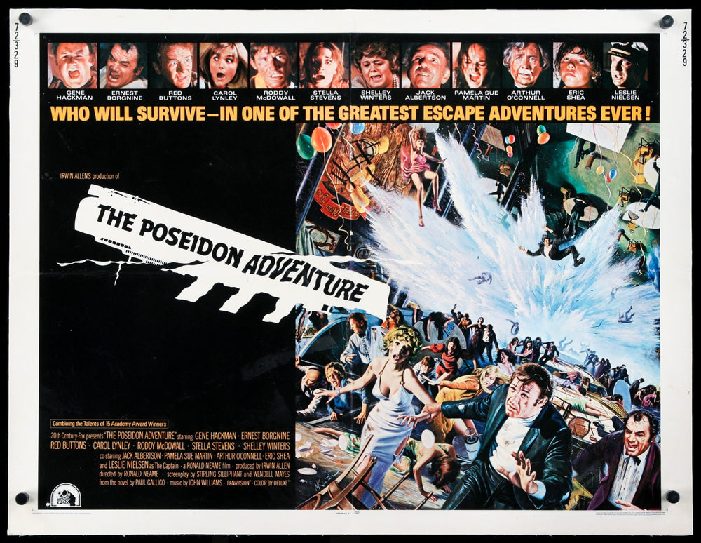 The Poseidon Adventure (1972) Original Half-Sheet Movie Poster ...