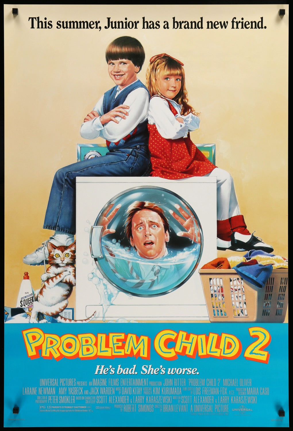 Problem Child 2 (1991) Original One-Sheet Movie Poster - Original Film ...