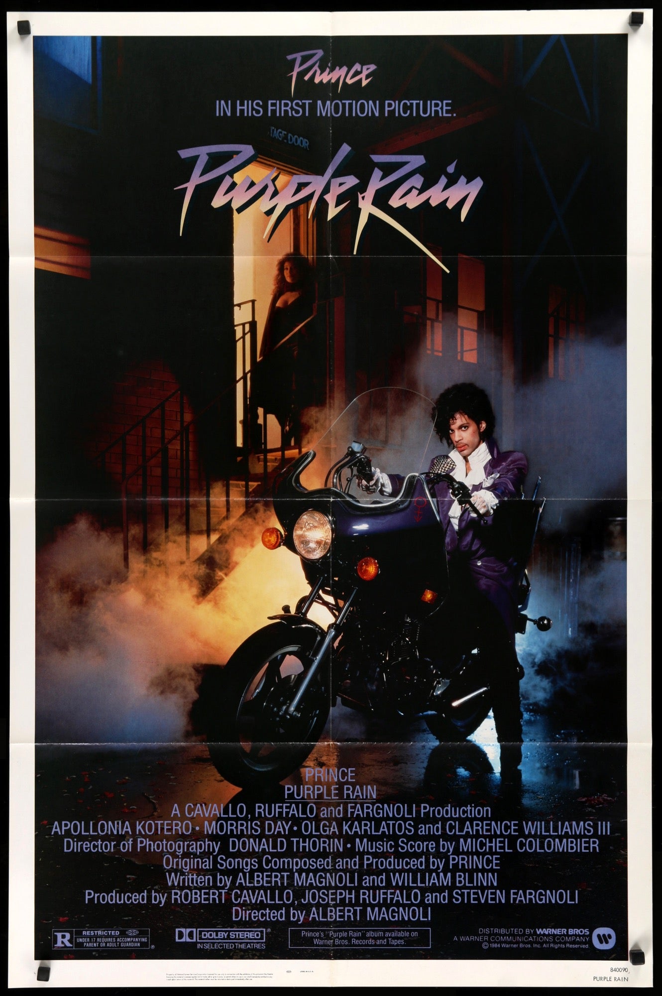 Purple Rain (1984) Original One-Sheet Movie Poster - Original Film Art - Vintage Movie Posters