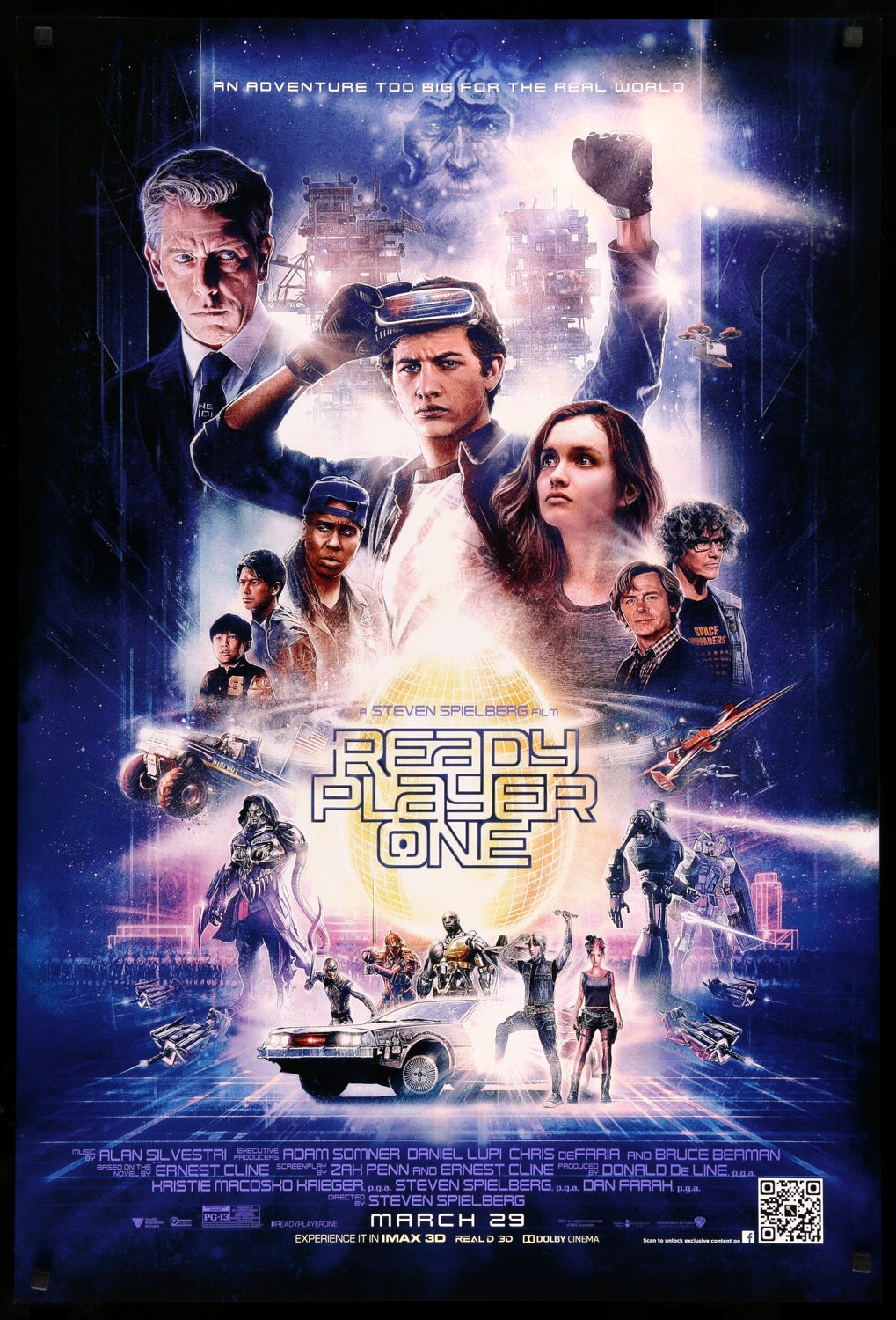 Ready Player One (2018) Original One-Sheet Movie Poster - Original Film ...