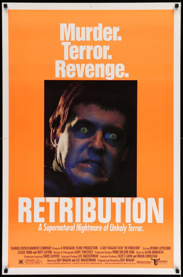 Retribution (1987) Vintage Movie Poster at Original Film Art - Original ...