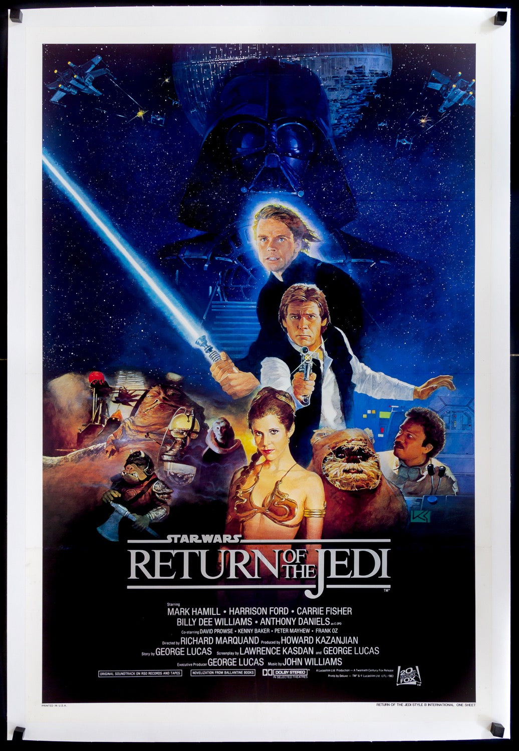 Return Of The Jedi Original Movie Poster