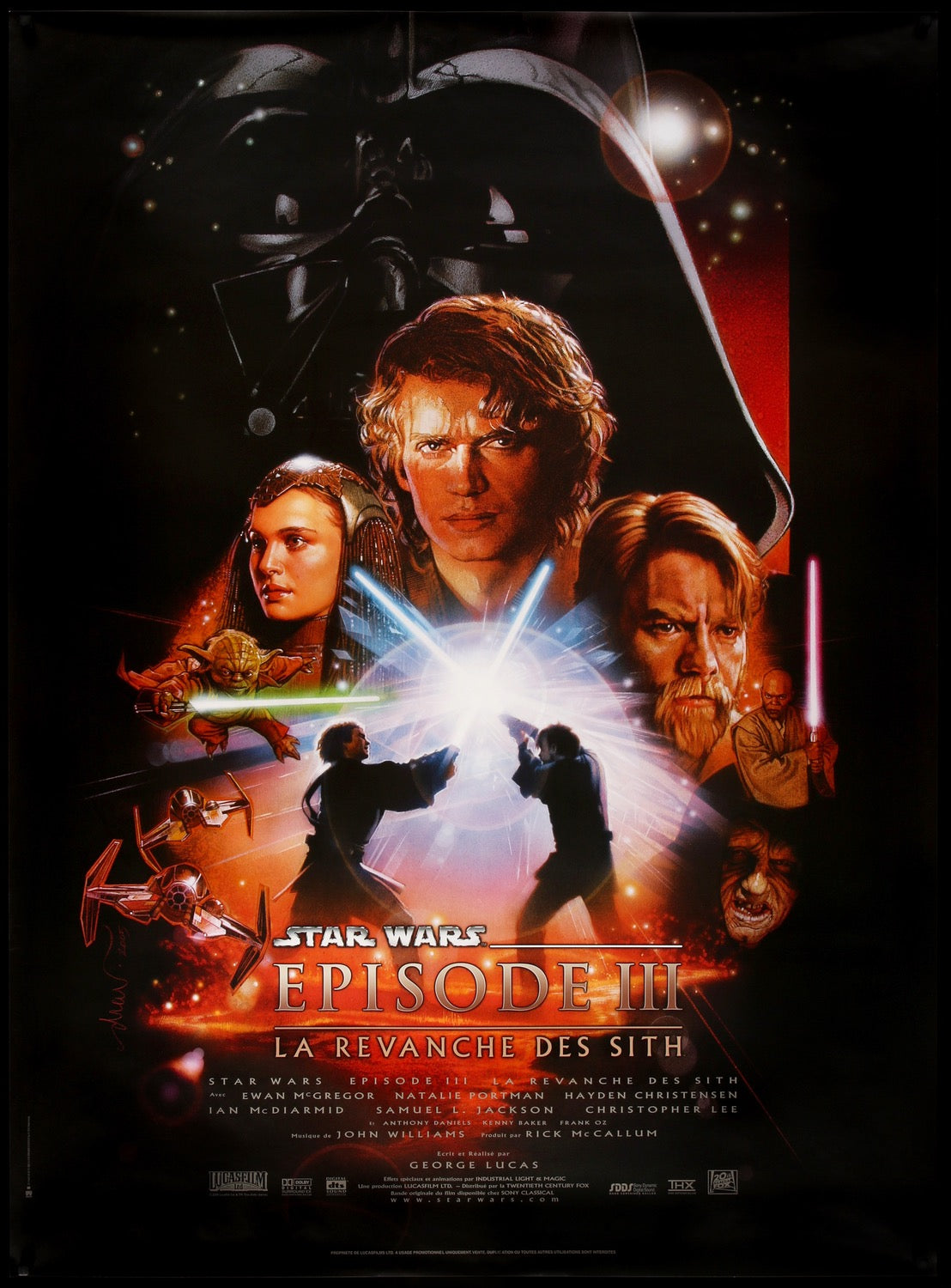 Star Wars - Revenge of the Sith (2005) Original French Movie Poster ...
